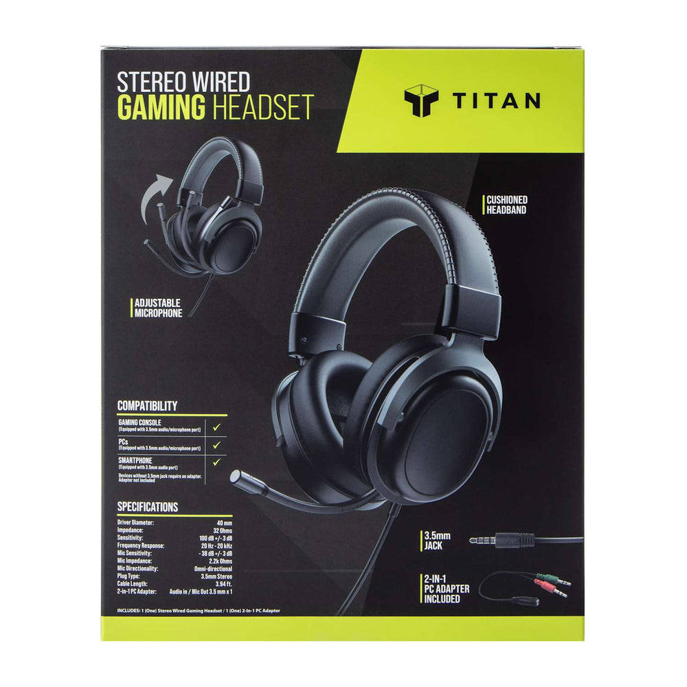 Titan Stereo Wired Gaming Headset | LFG Energy Club